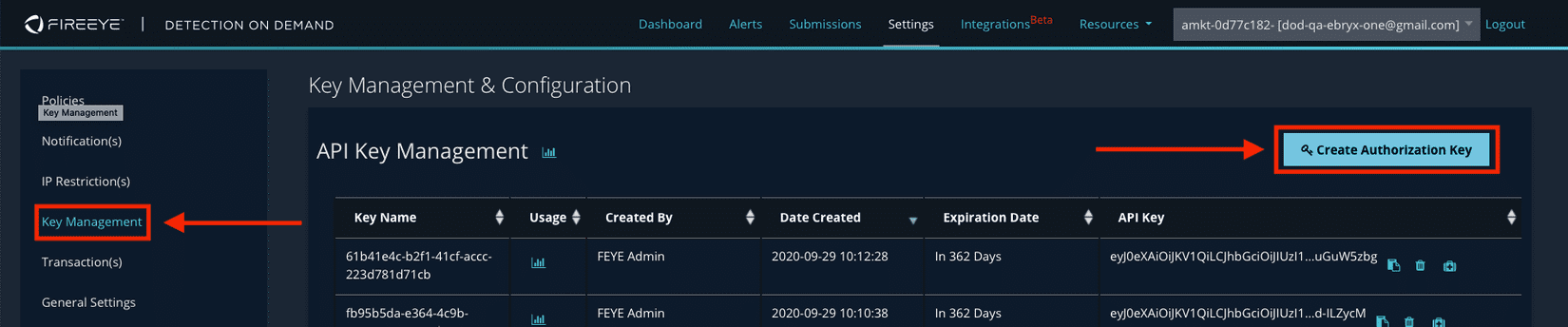 DOD Portal | FireEye Developer Hub